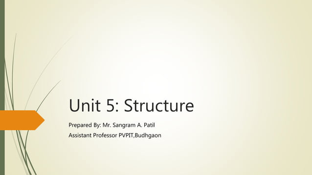 Structure in c language | PPT