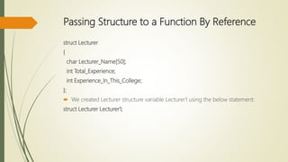 Structure in c language | PPT