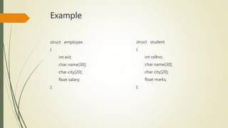 Structure in c language | PPT