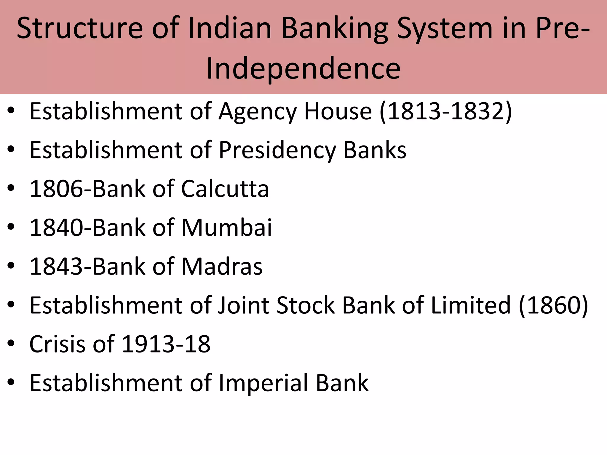 Banking Structure | PPTX