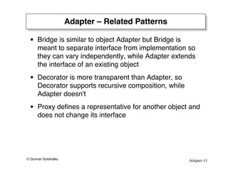 software Structural design pattern Adapter | PDF