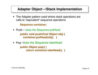software Structural design pattern Adapter | PDF