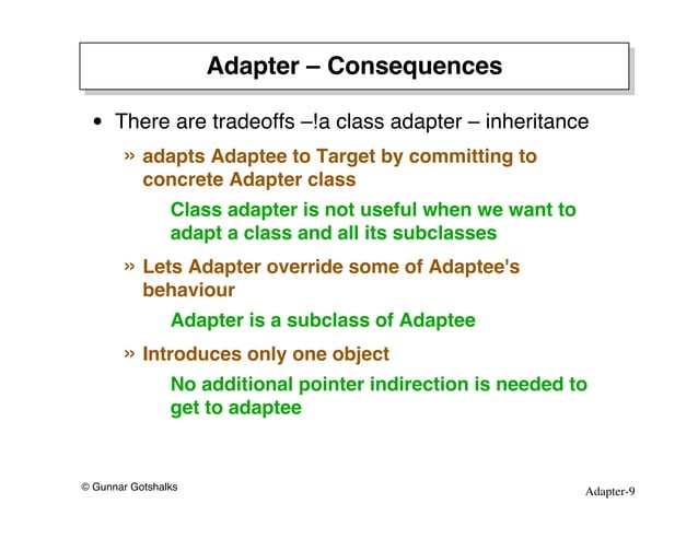 software Structural design pattern Adapter | PDF