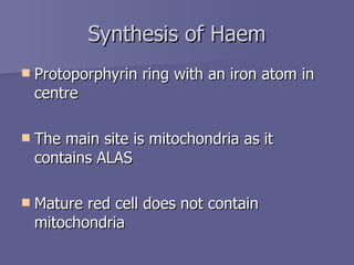 Structure And Function Of Haemoglobin | PPT
