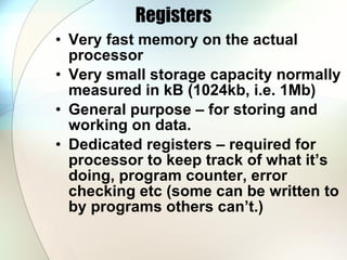Structure And Role Of The Processor | PPT
