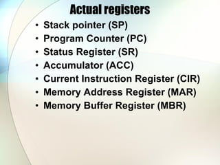 Structure And Role Of The Processor | PPT