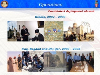 Structure and tasks of the “Comando Carabinieri Tutela Patrimonio Culturale“ - Carabinieri ...