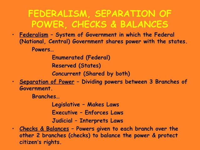 Structure & function of federalism | PPT
