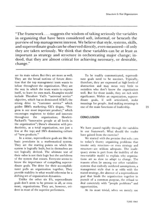 Structure is not organization | PDF
