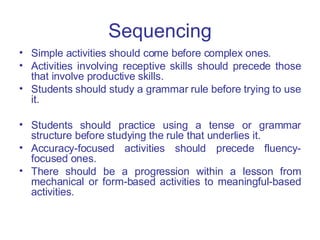 Structure Of A Lesson | PPT
