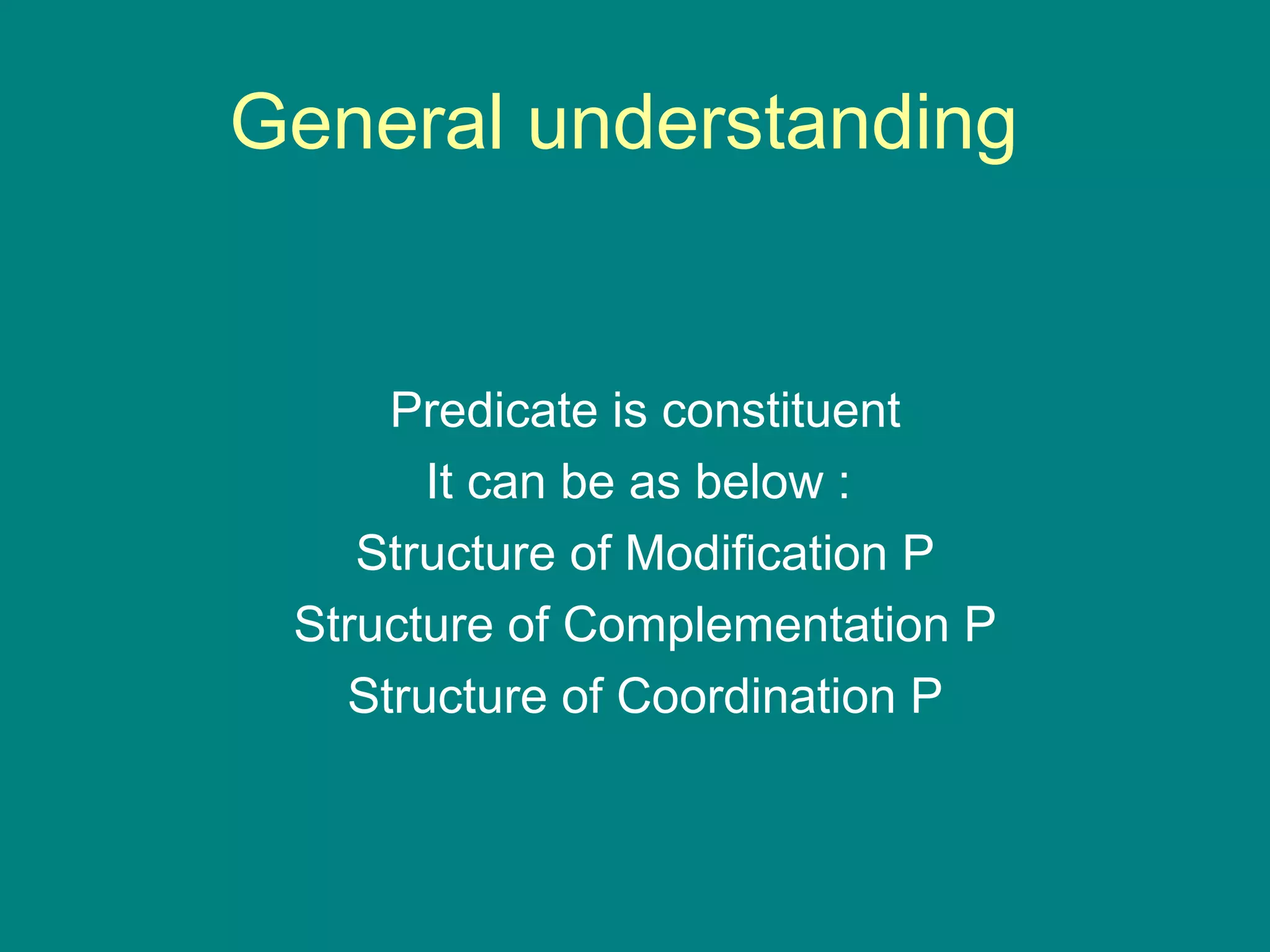 Structure of-predication- Edwin Sulispriyanto | PPT