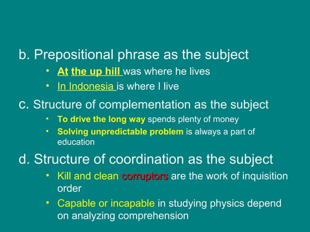 Structure of-predication- Edwin Sulispriyanto | PPT