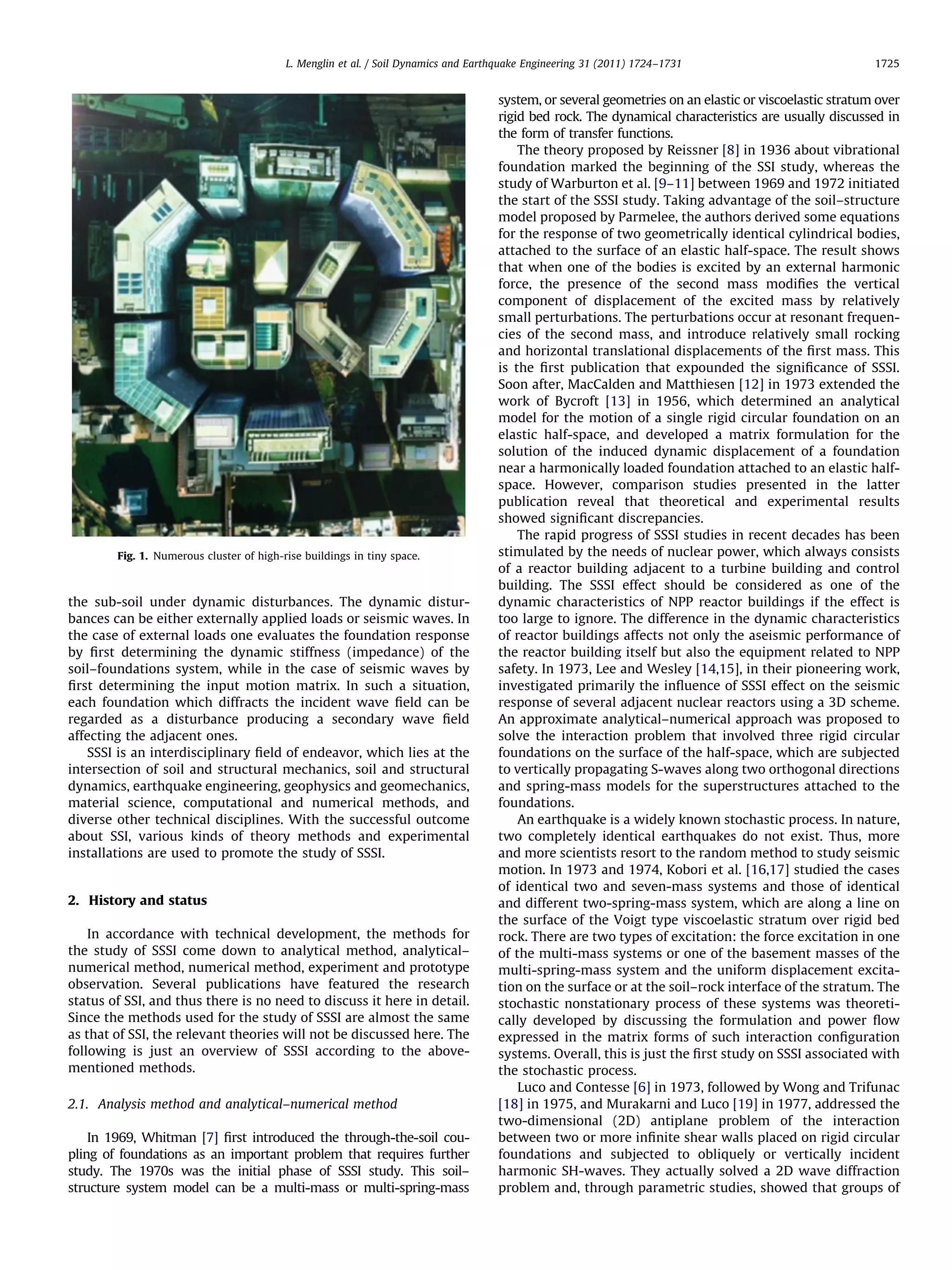 Structure soil-structure interaction literature review | PDF