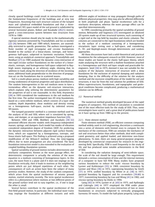 Structure soil-structure interaction literature review | PDF
