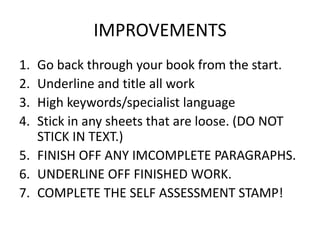 Structure - By Mrs Hallahan | PPTX