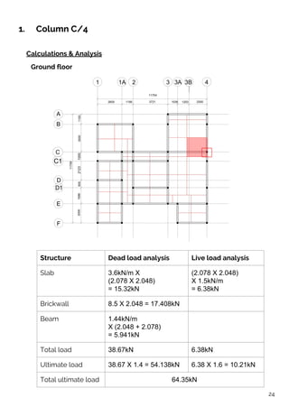 Structural Analysis of a Bungalow | PDF