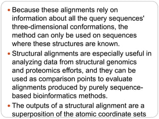 Structure alignment methods | PPTX