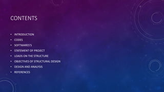 Structure analysis and design | PPTX