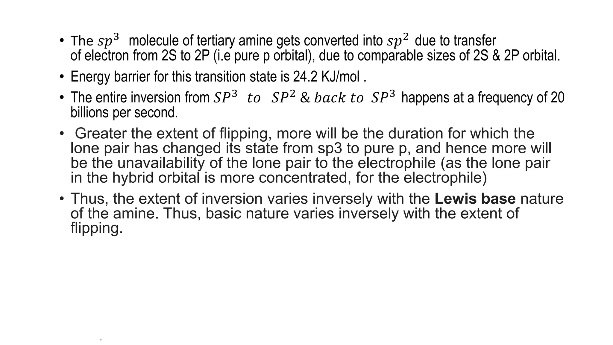 Structure and basicity of amines | PPTX