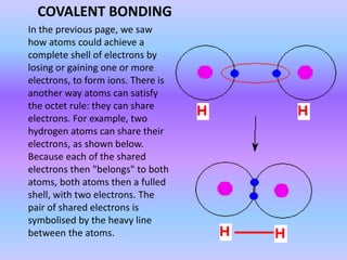 Structure and bonding of chemistry ppt | PPTX
