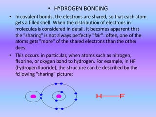 Structure and bonding of chemistry ppt | PPTX