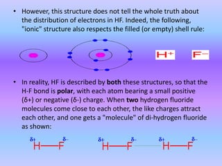 Structure and bonding of chemistry ppt | PPT