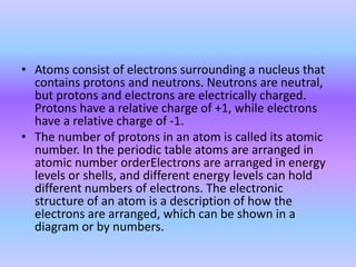 Structure and bonding of chemistry ppt | PPTX