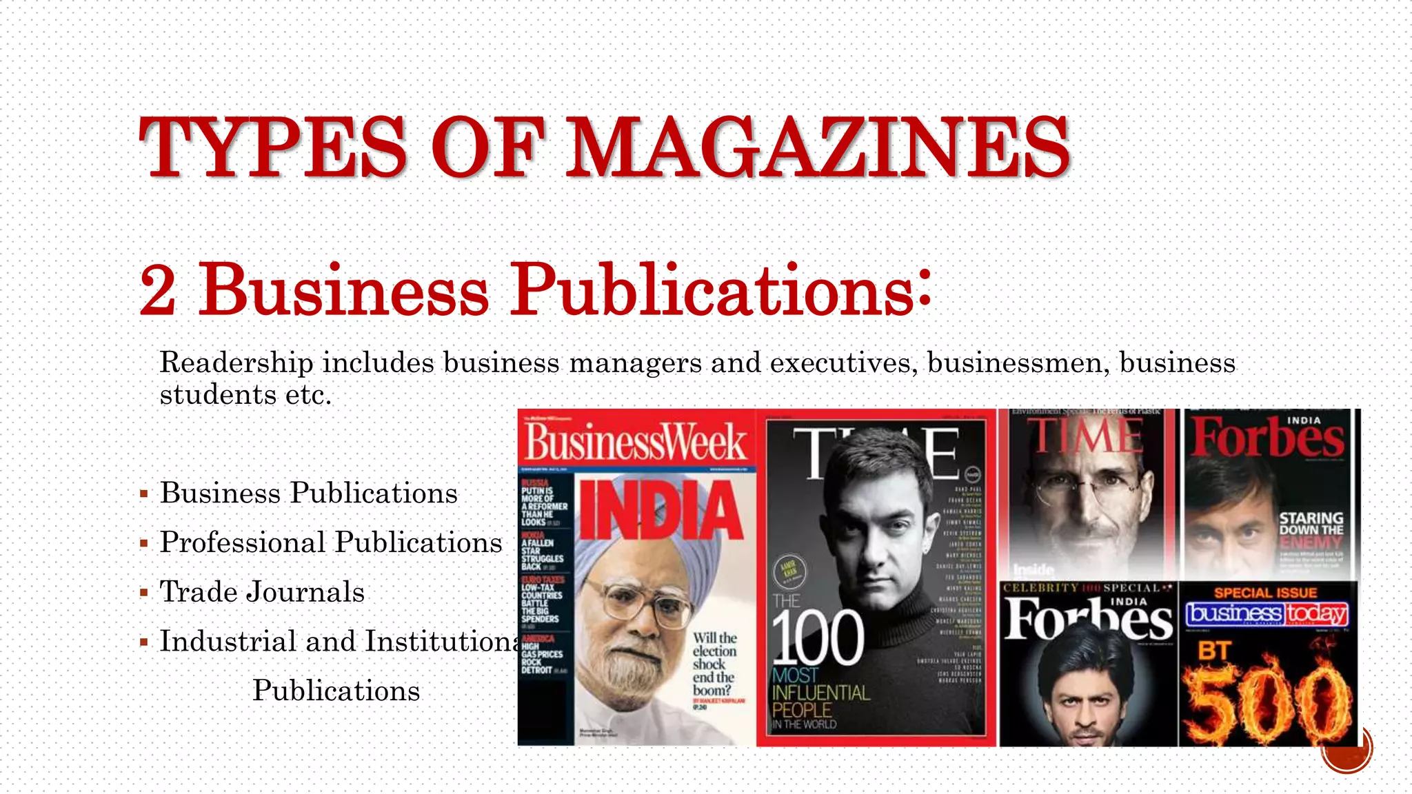 Structure and characteristics of magazine organisations | PPTX