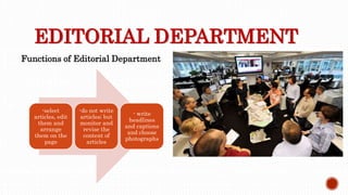 Structure and characteristics of magazine organisations | PPTX