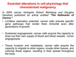 Structure and Characteristics of Normal and Cancerous cells.pptx