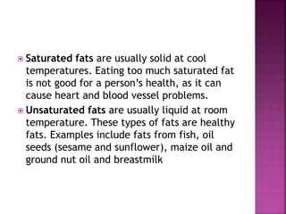 Structure and classification of fats& oils | PPTX