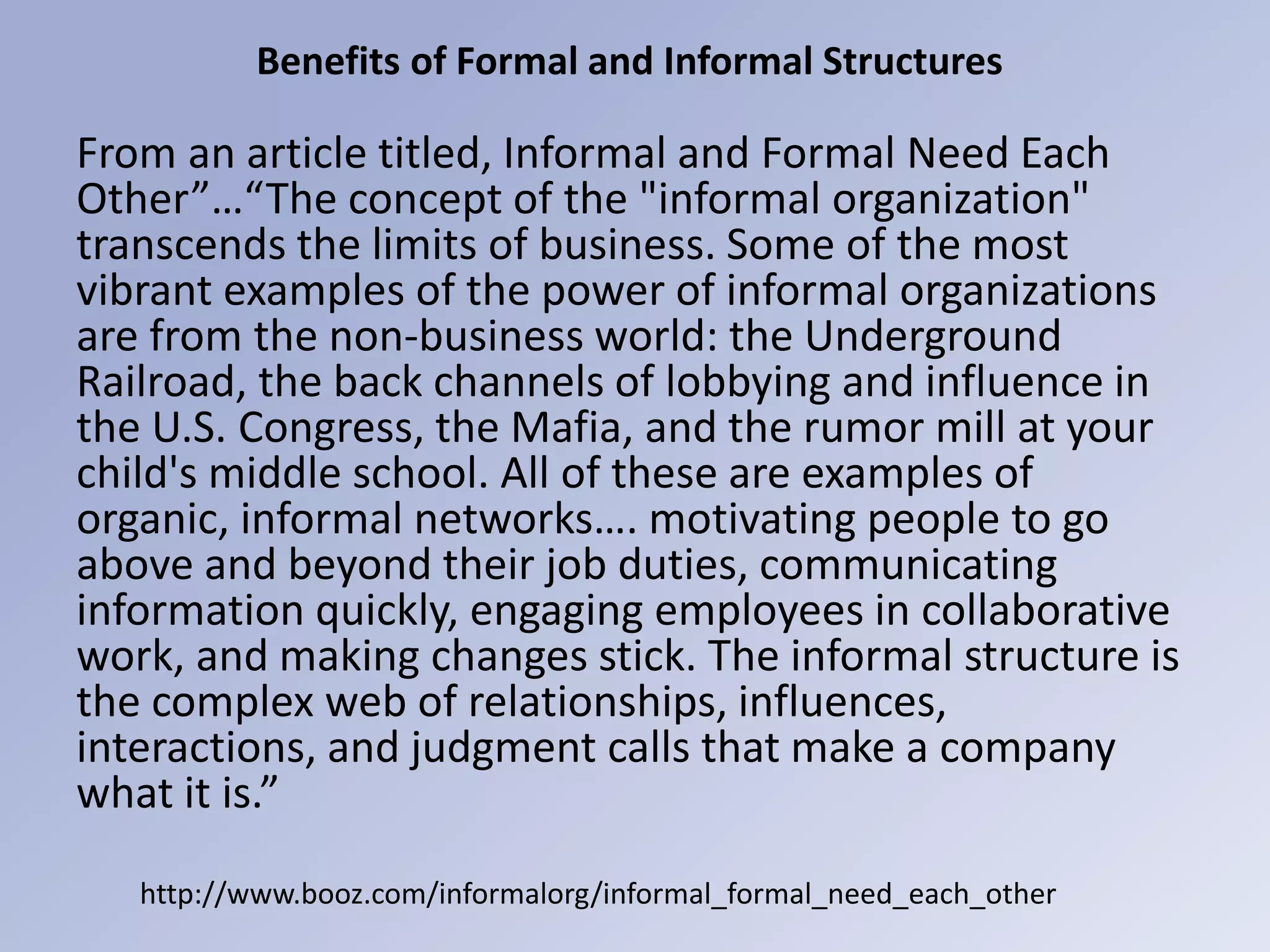 Structure and communication in business | PPTX