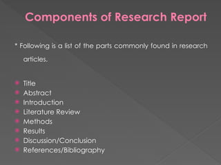 Structure and Components of Research Report_Research Methodology.pptx