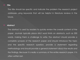 Structure and Components of Research Report_Research Methodology.pptx
