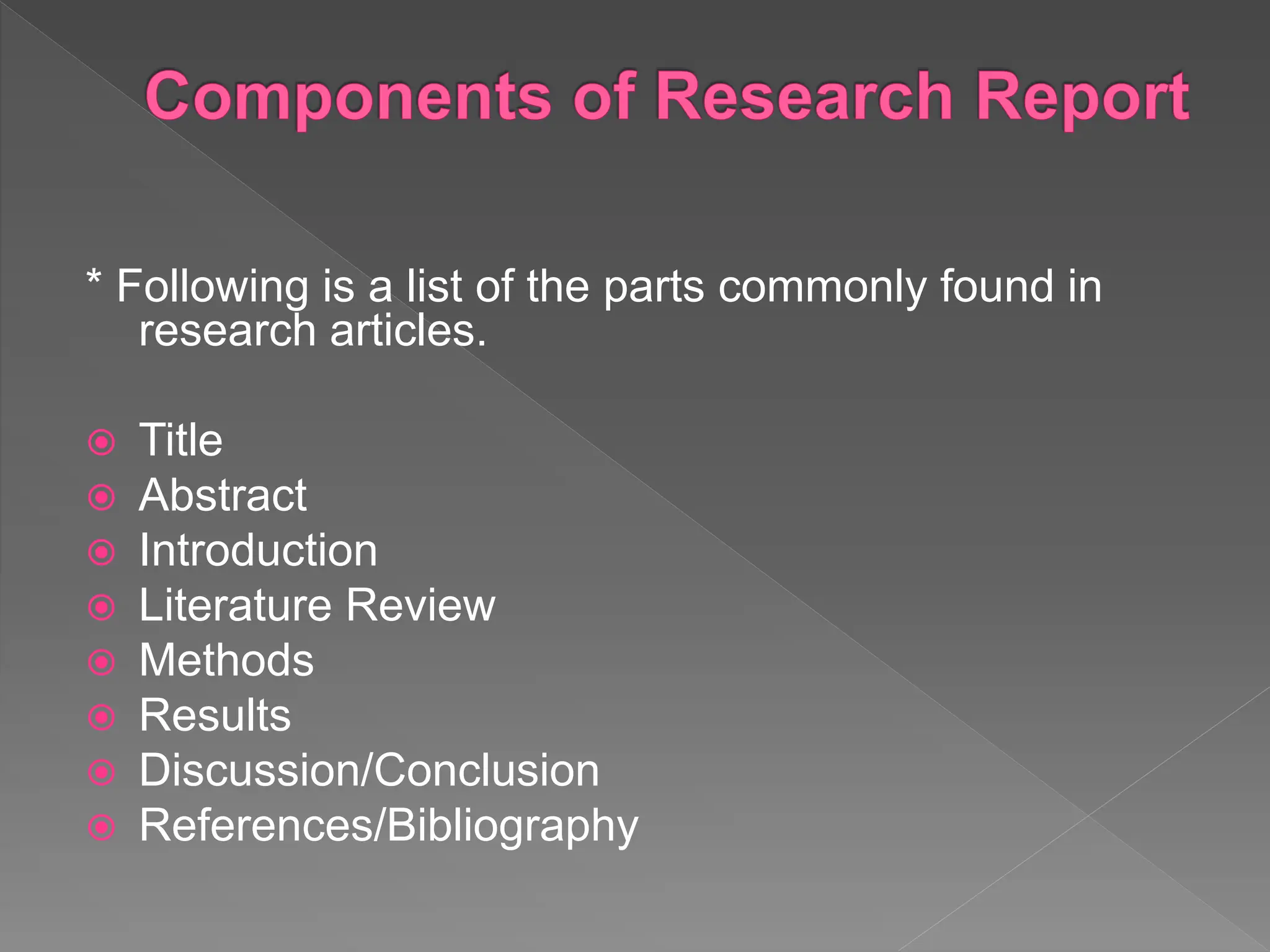 Structure and Components of research report_Pavan.pptx