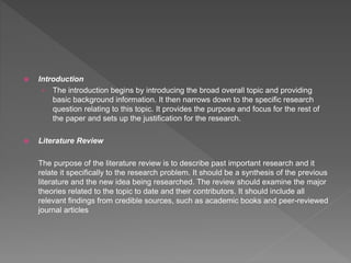 Structure and Components of research report_Pavan.pptx