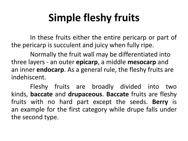 Structure and development of fruit | PPTX | Gardening | Home & Garden