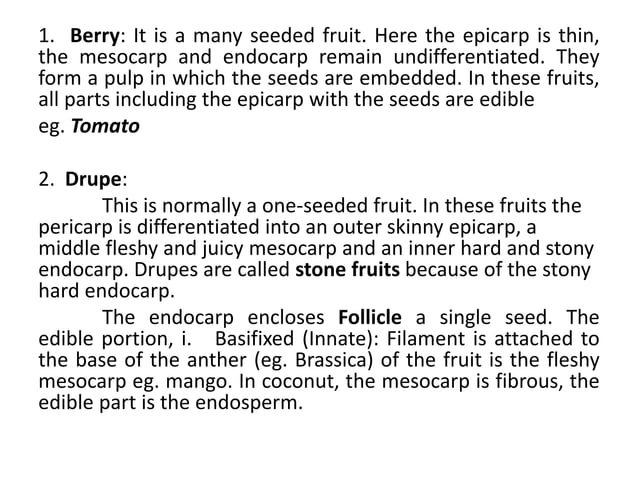 Structure and development of fruit | PPTX | Gardening | Home & Garden