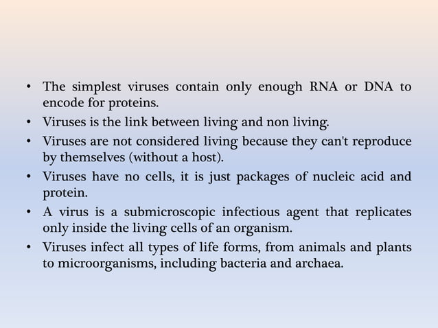 Structure and diversity of virus | PPTX