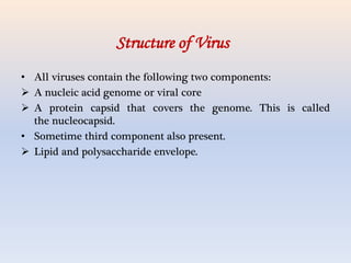 Structure and diversity of virus | PPTX