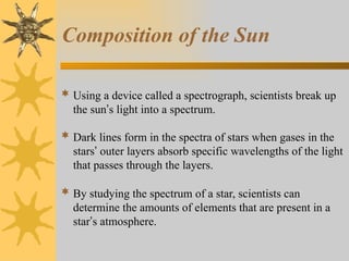 Structure and Features of the Sunnnnnnnnnnnn | PPTX