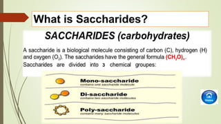Structure and function of carbohydrates WELFREDO YU JR | PPTX