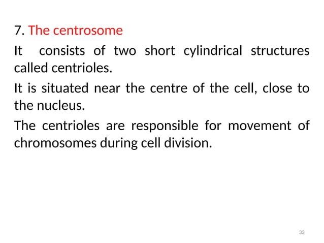 Structure and function of Mammalian cell | PPTX