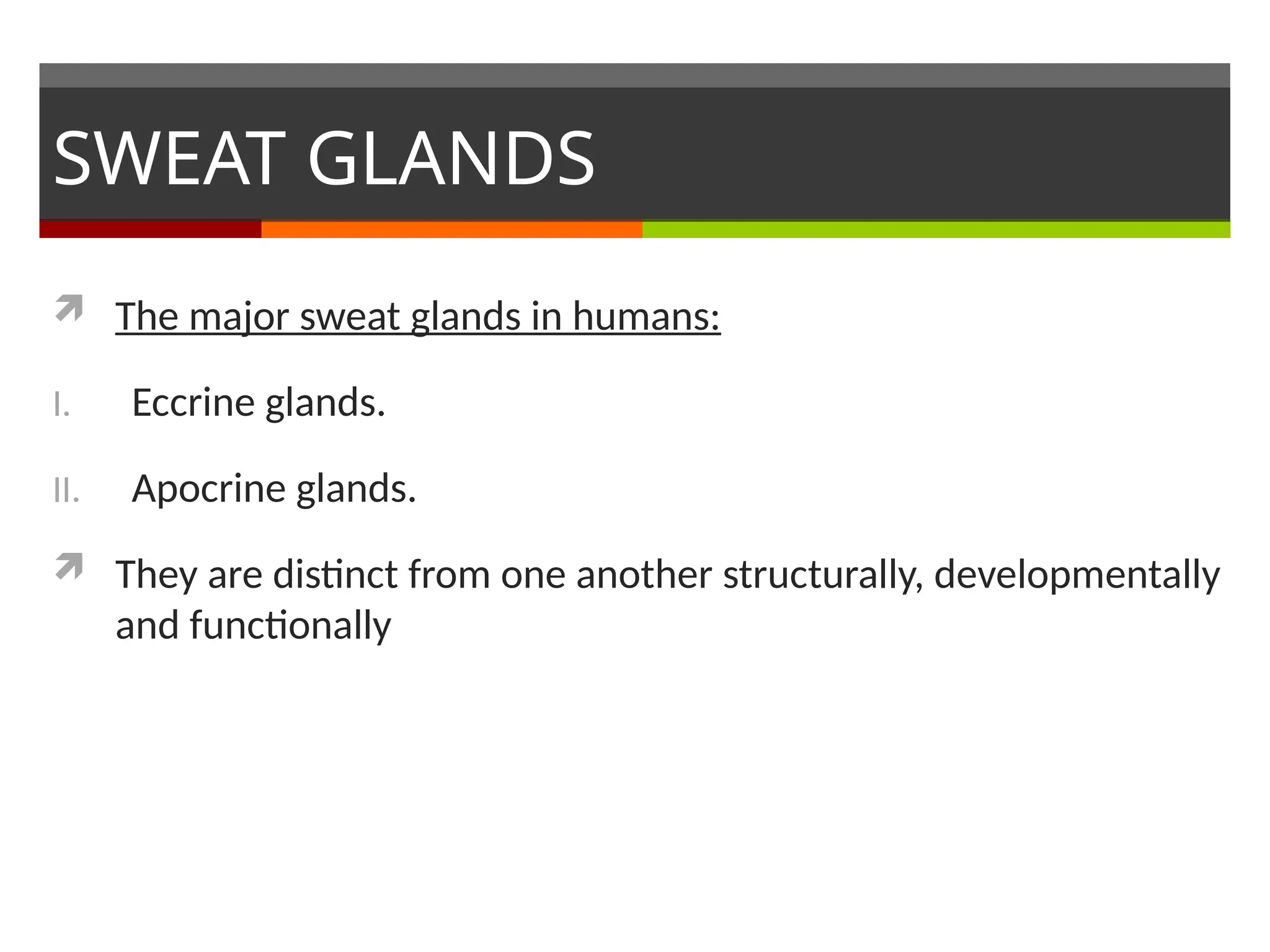 Structure and Function of Eccrine, Apocrine, and Sebaceous Glands.pptx