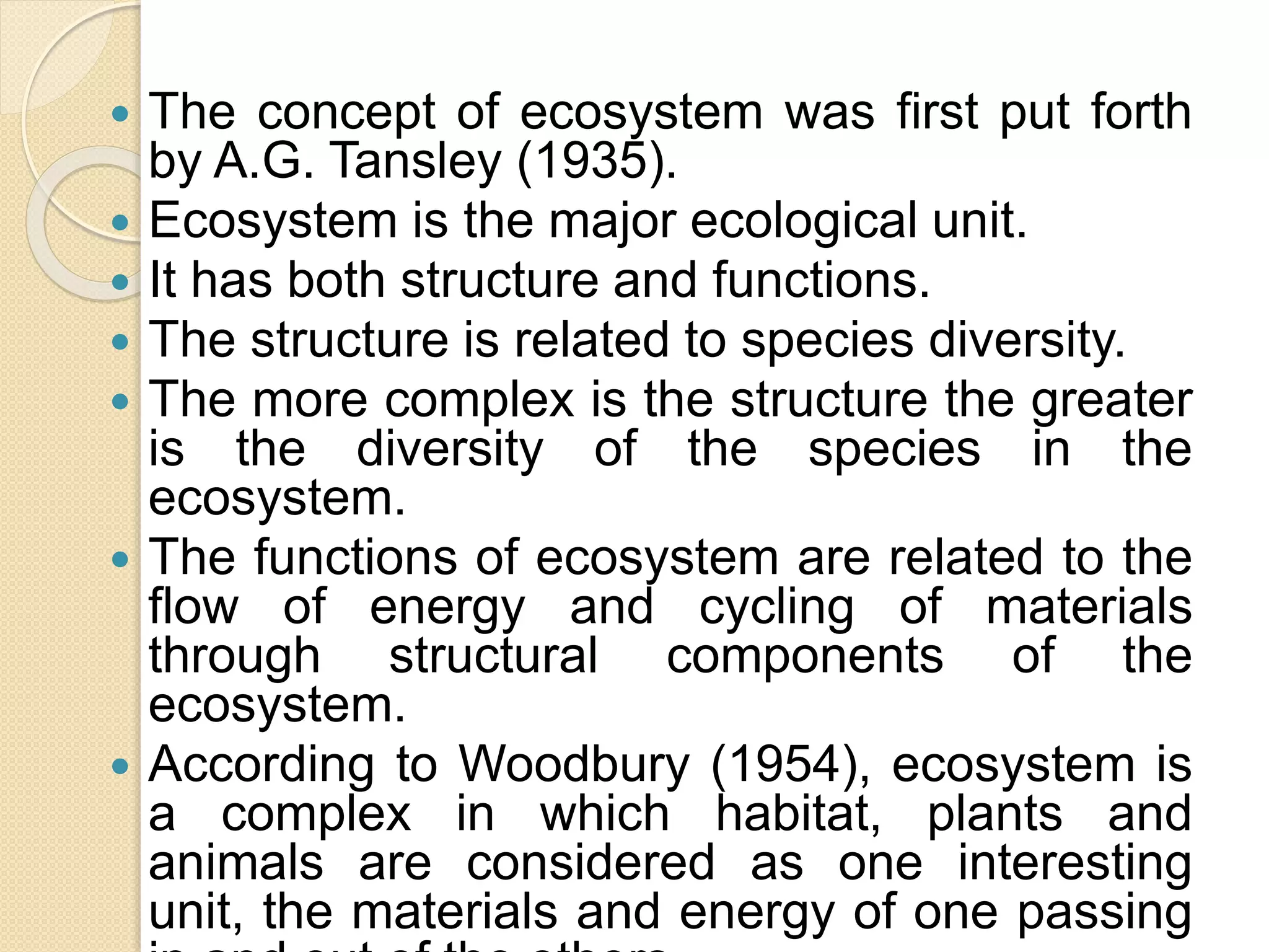 Structure and function of ecosystem | PPTX
