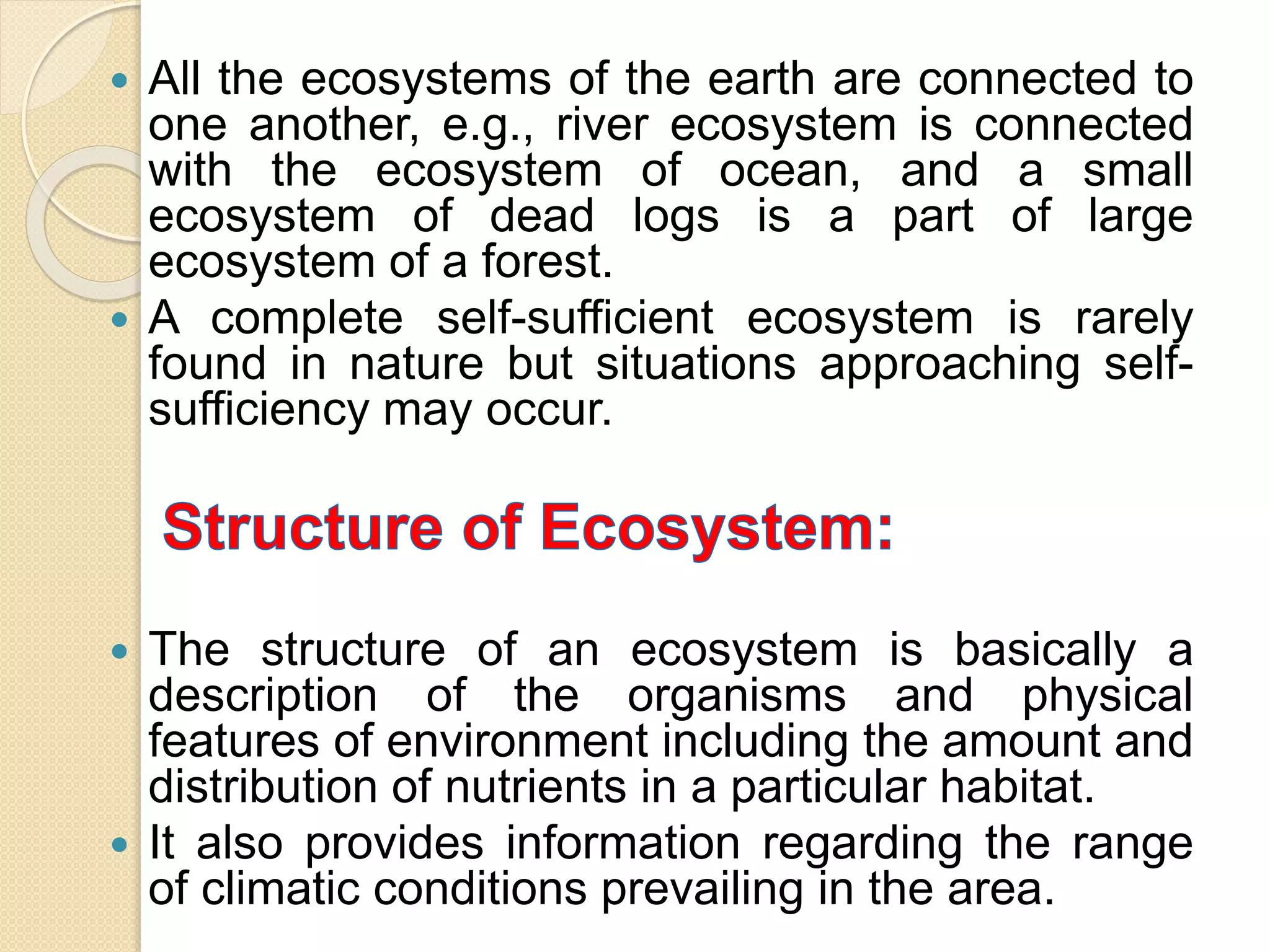 Structure and function of ecosystem | PPTX