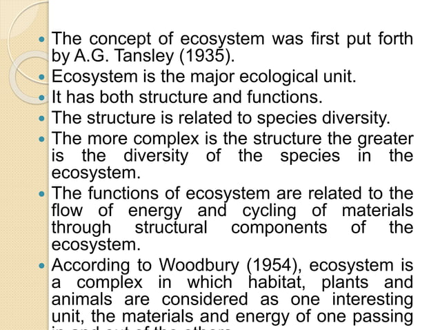 Structure and function of ecosystem | PPTX | Geography | Science