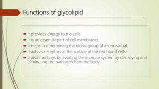 structure and function of glycolipid.pptx
