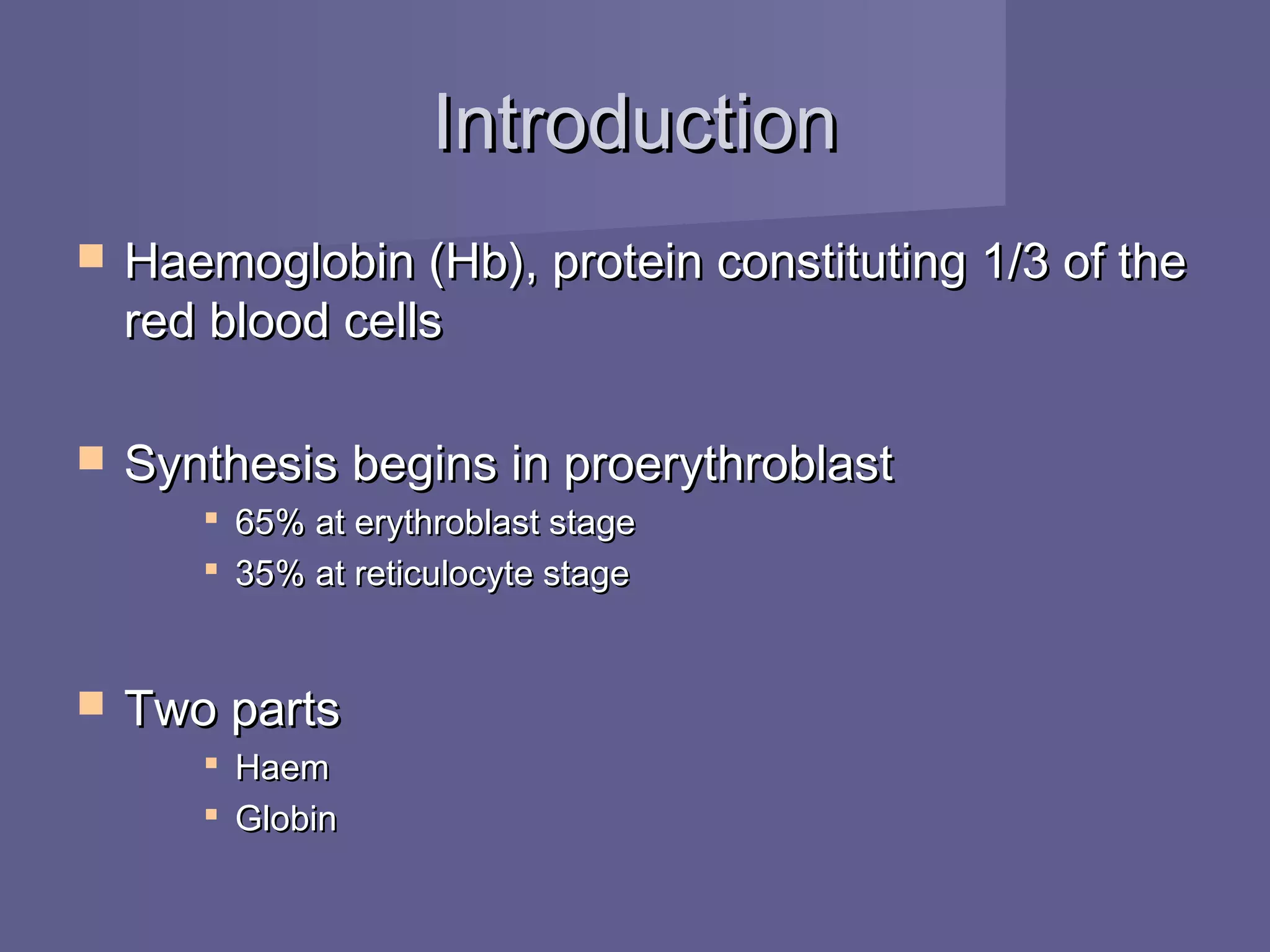 Structure and function of haemoglobin | PPT