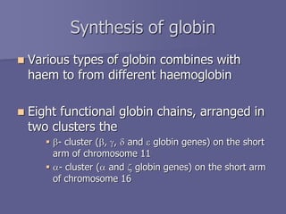 Structure and function of hemoglobin | PDF